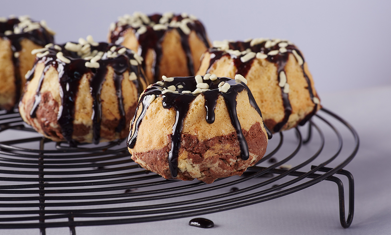 Mini-Marmorkuchen Rezept | Dr. Oetker