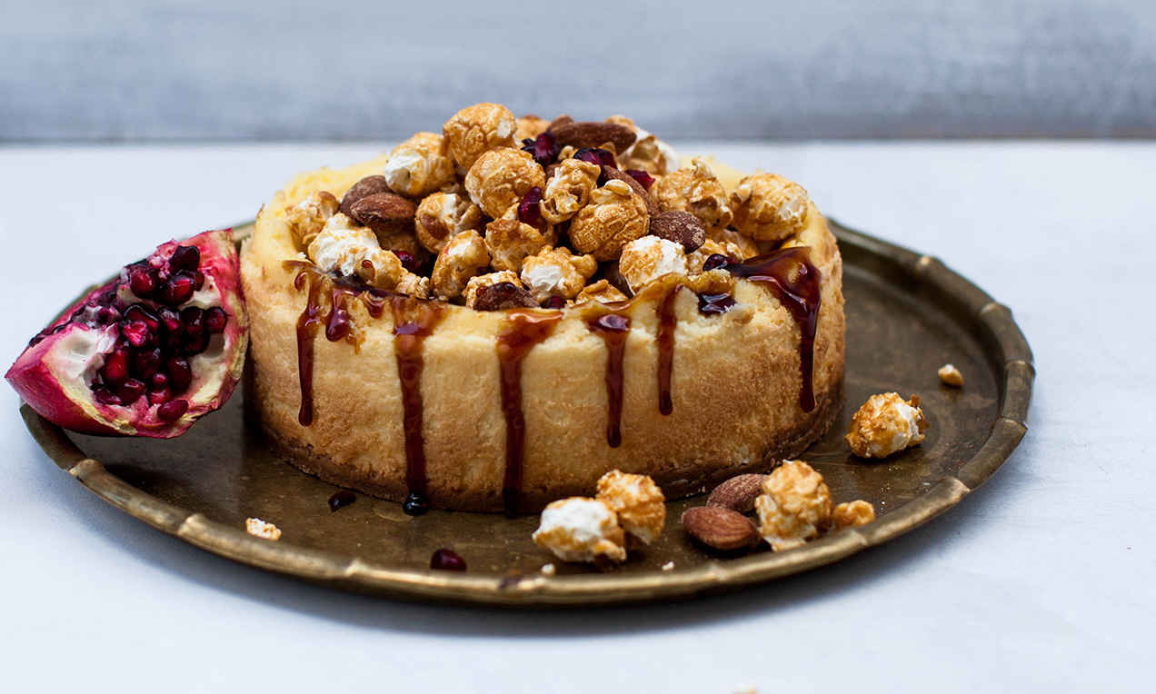 Caramel Popcorn Cheesecake Rezept | Dr. Oetker