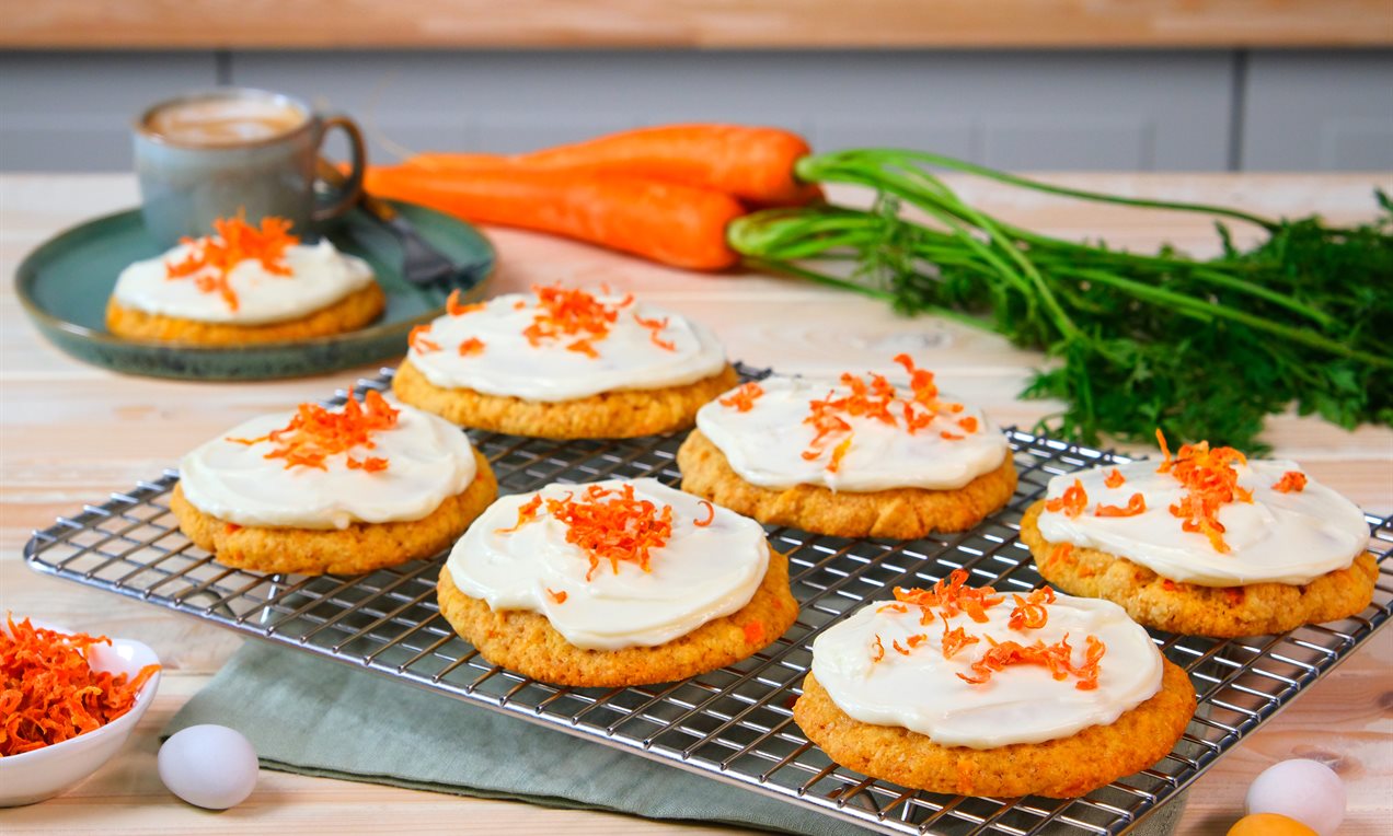 Carrot Cake Crumble Cookies Rezept | Dr. Oetker