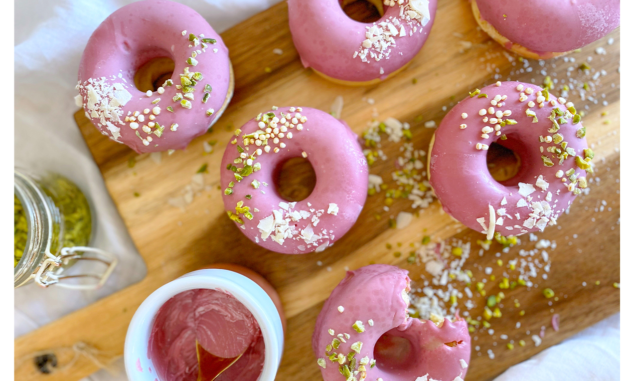 Pink Ruby Donuts Rezept | Dr. Oetker