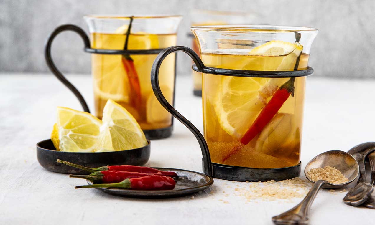 Thé pimenté au citron Recette | Dr. Oetker
