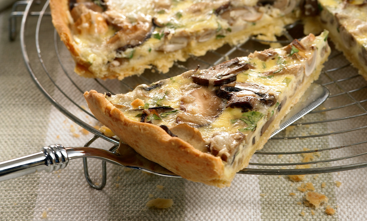 Quiche aux champignons Recette | Dr. Oetker